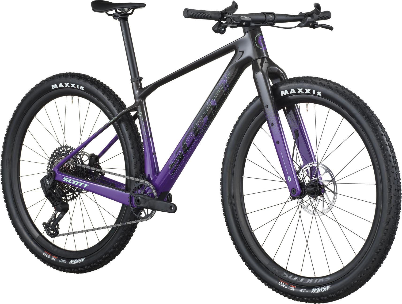 Scott Scale Gravel 10 carbon black / indigo purple 2026 - Gravel bike | S | 4254918318006