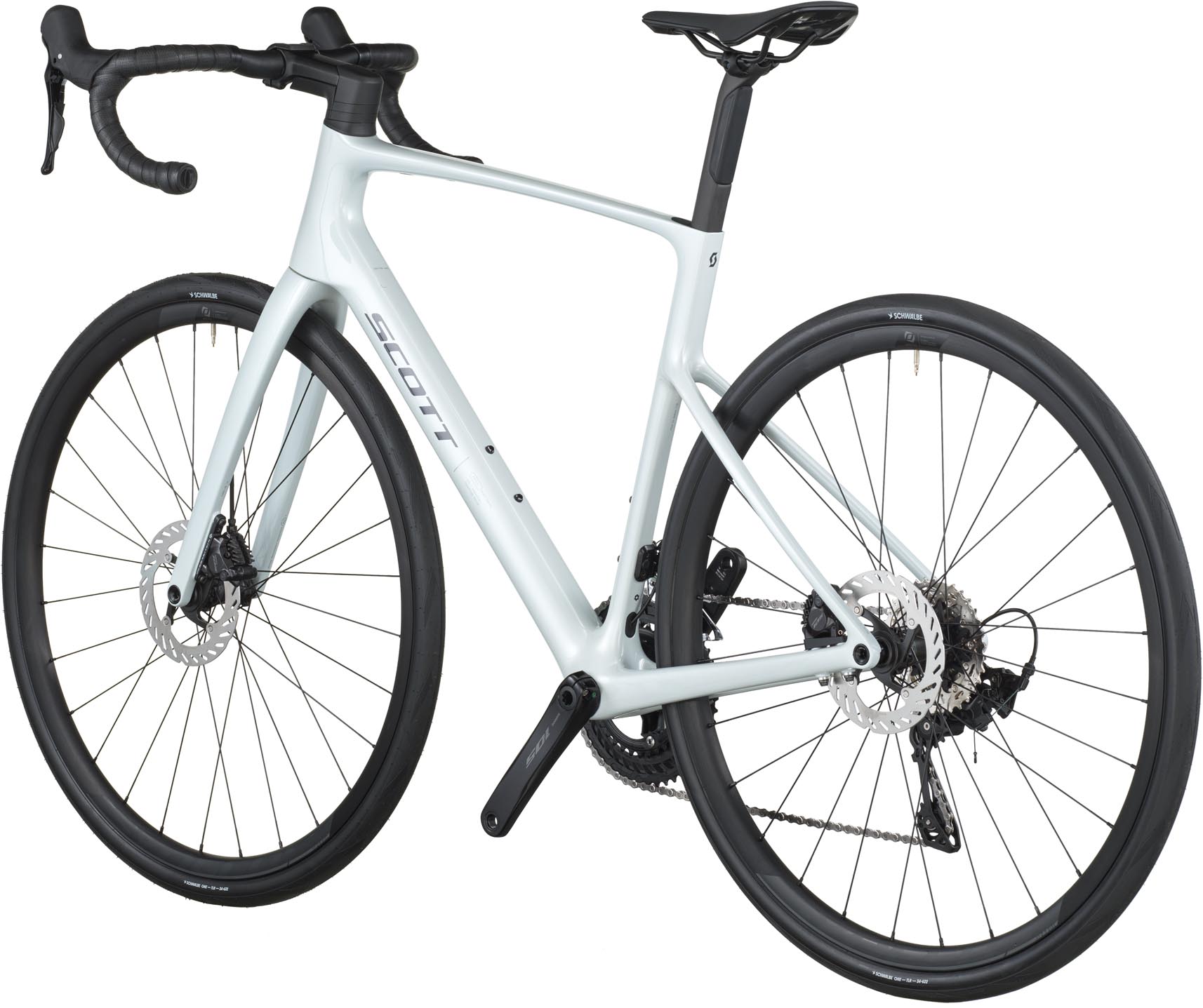 Scott Addict 50 cumulus white 2026 - Road Bike Carbon | L | 4253588087010