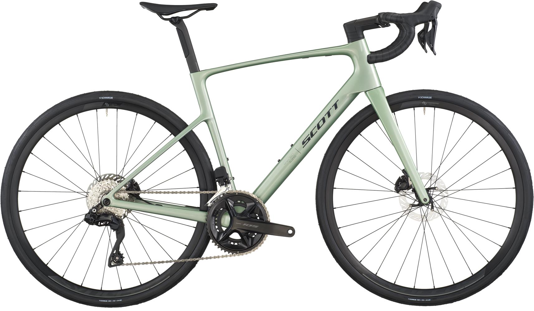 Scott Addict 40 reseda green 2026 - Road Bike Carbon | XXS | 4253578341002