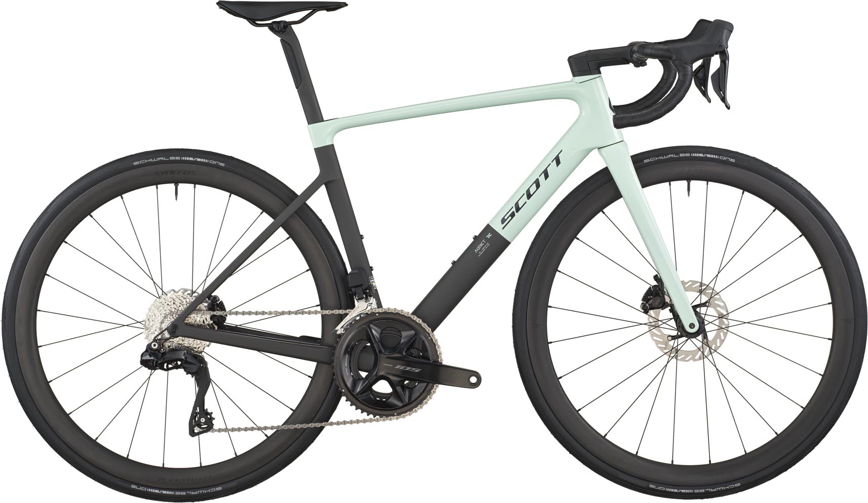 Scott Addict RC 30 frozen green / carbon black 2026 - Road Bike Carbon | XL | 4256868327012