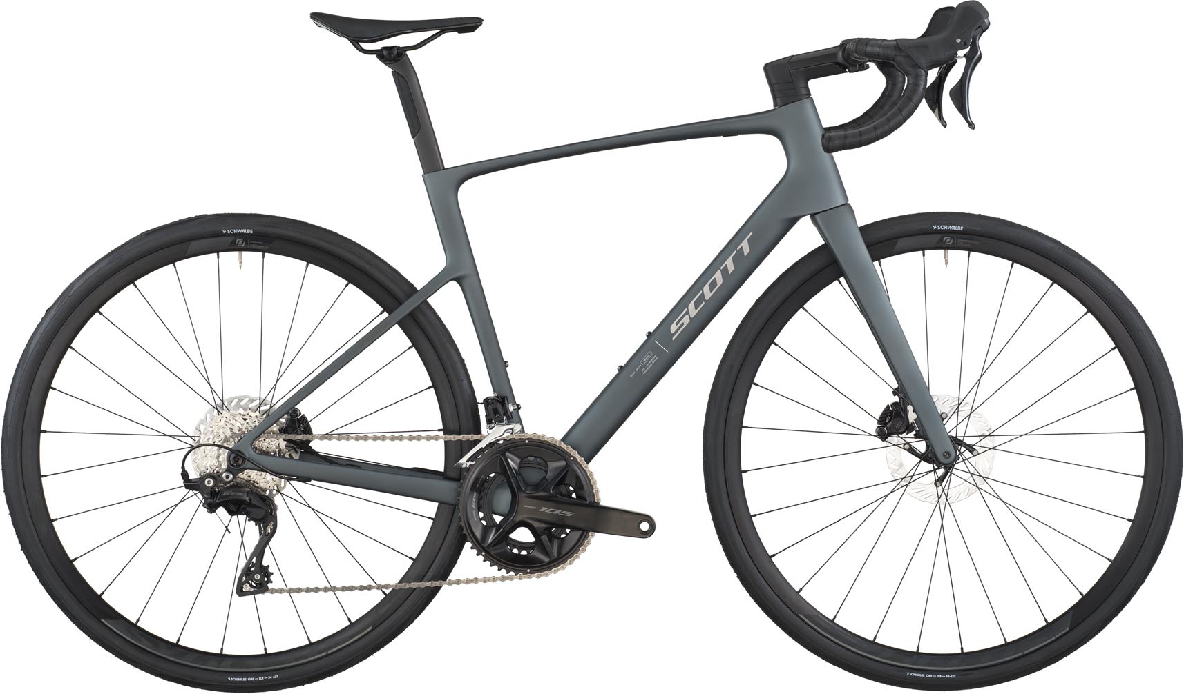 Scott Addict 50 carbon grey 2026 - Road Bike Carbon | S | 4253583649006