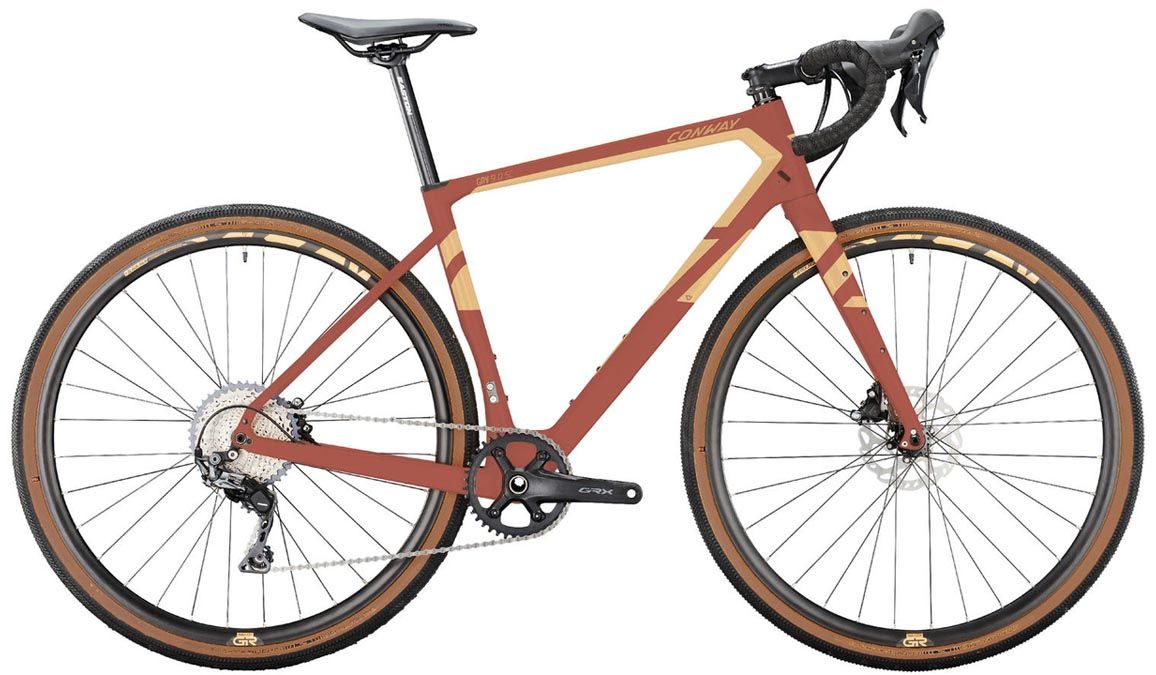 Conway GRV 9.0 SE rustred matt 2025 - Gravel bike | XL (50 cm) | 02810575