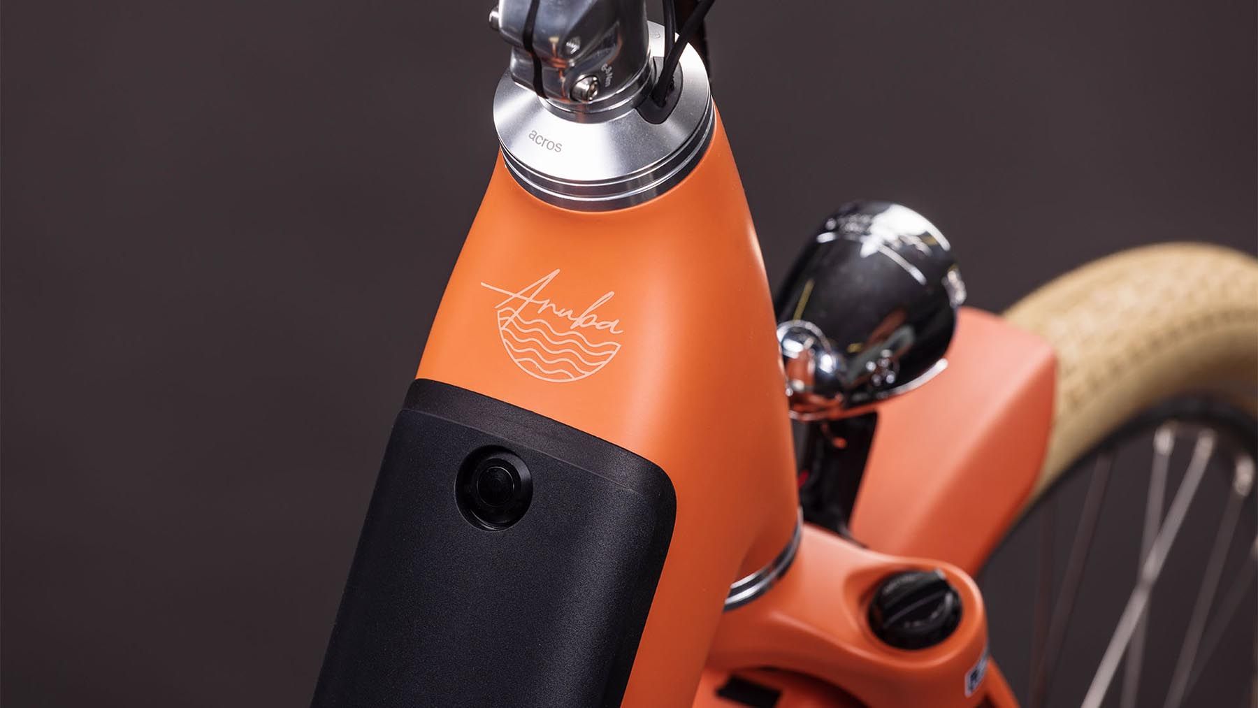 Cube Aruba Hybrid 600 papaya´n´creme - Retro E-Bike